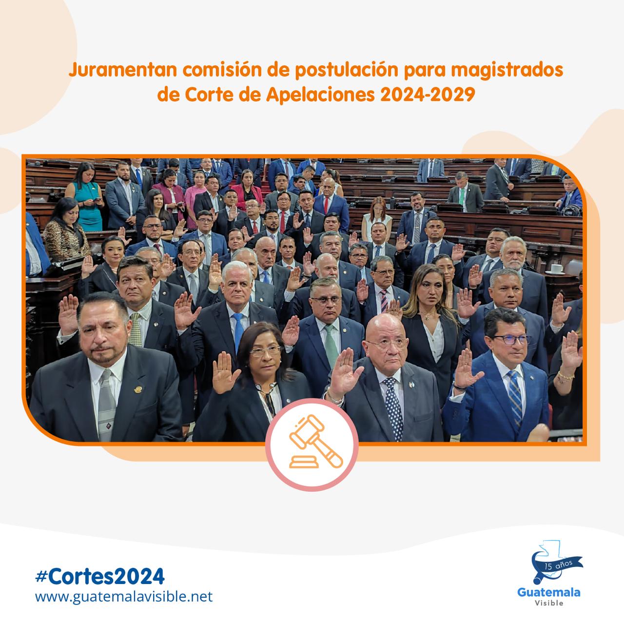 Resumen de la juramentación de los comisionados 2024 - Guatemala Visible